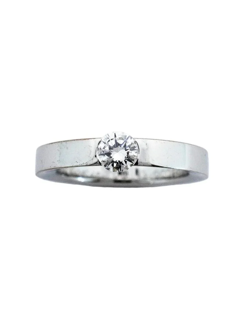 Cartier | Jewelry | Cartier Ring Date With 8k White Gold Diamond | Poshmark
